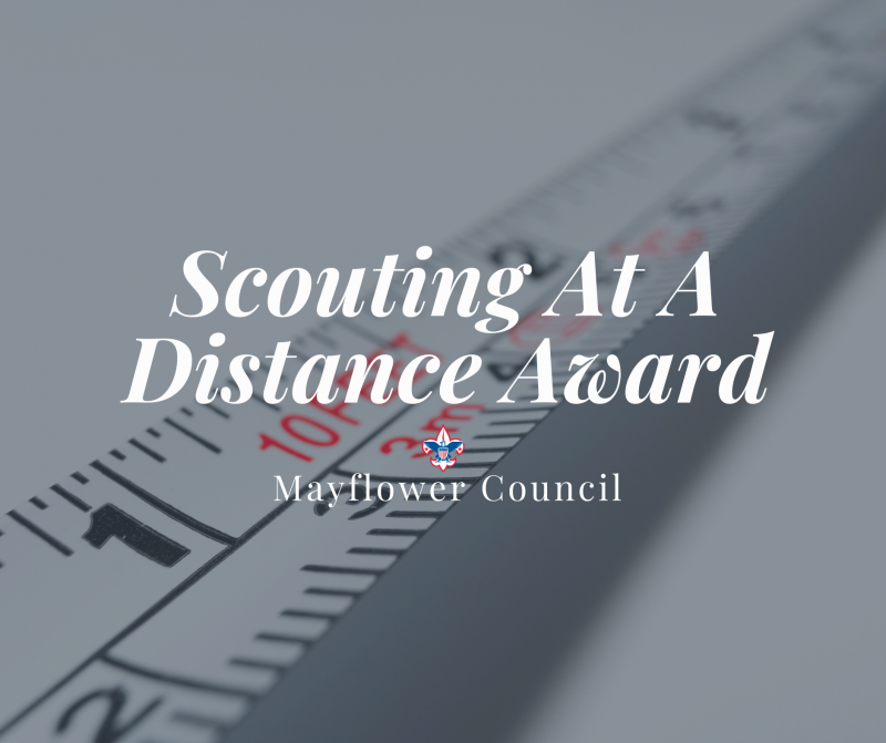 Scouting At A Distance Award – Mayflower Council | BSA