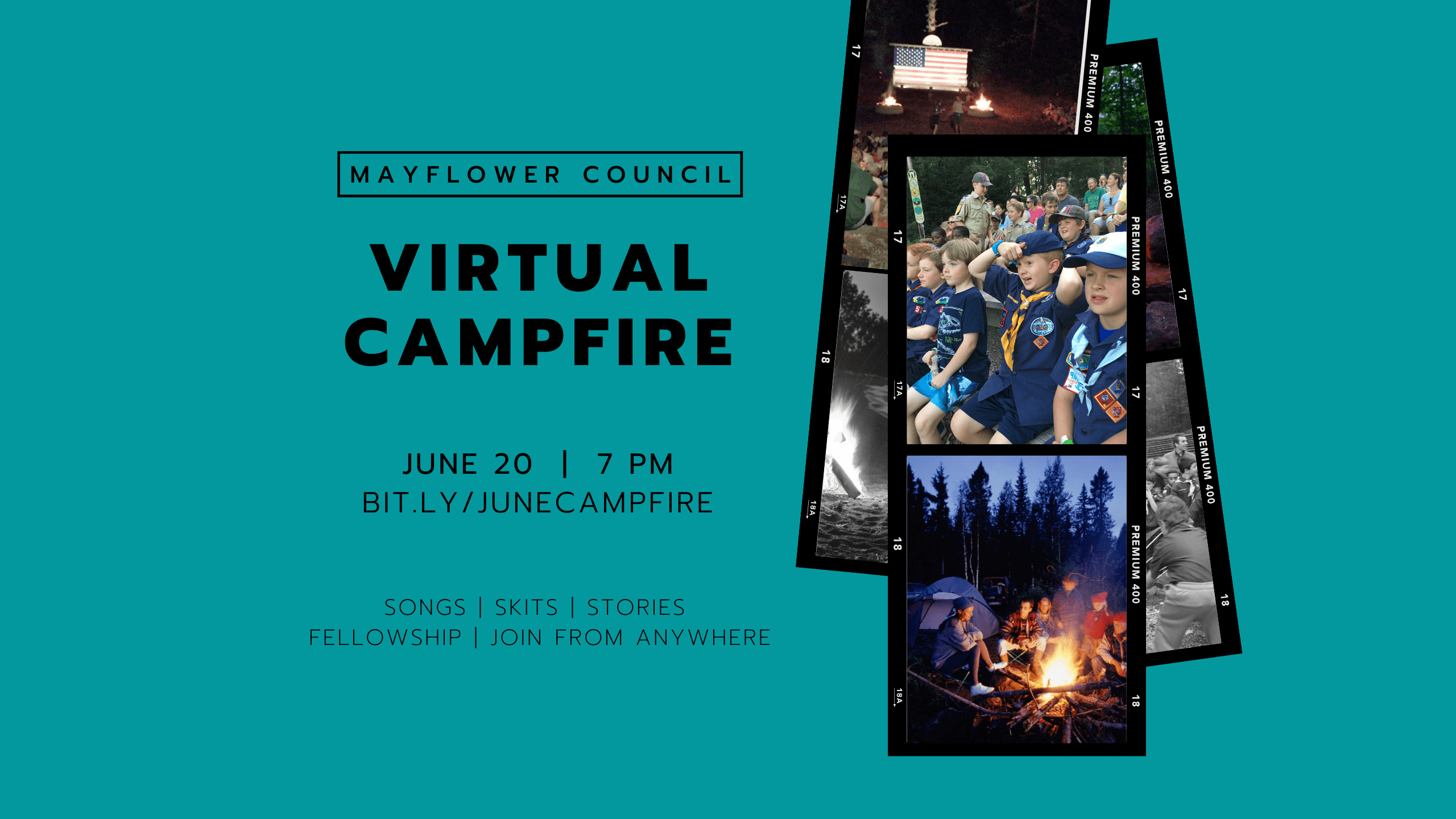 Scouting From Home Campfire – June – Mayflower Council | BSA