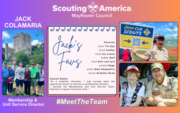 Meet the Team: Jack Colamaria – Mayflower Council | BSA